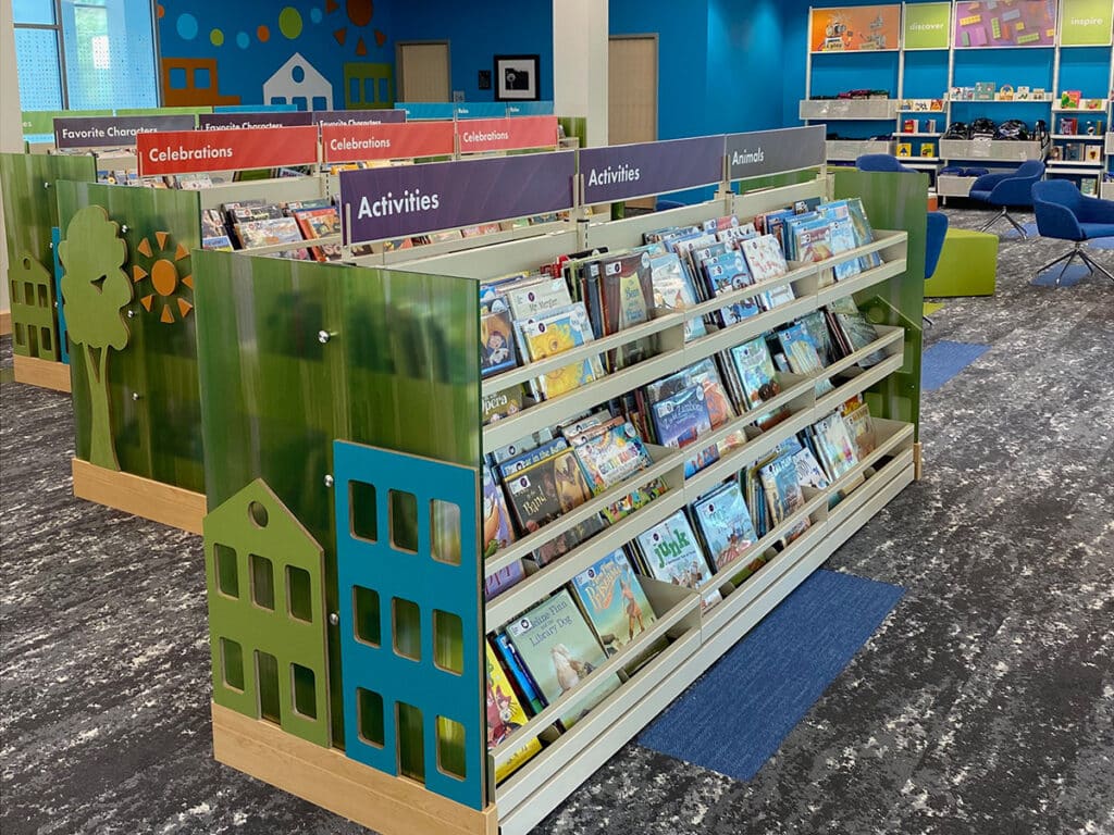 Helen Plum Browse Bin - Library Furniture International