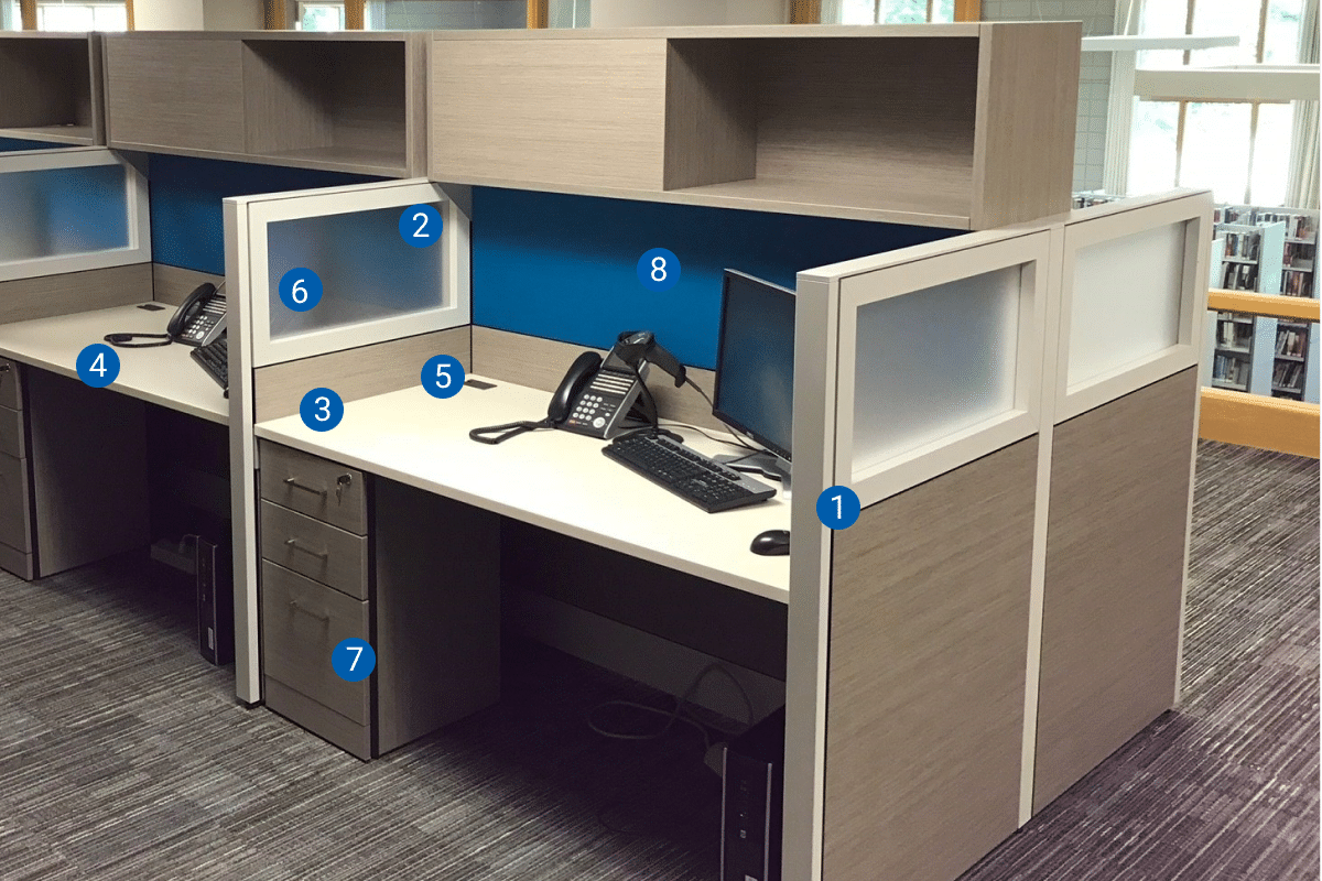 Back-of-House Desks - Library Furniture International