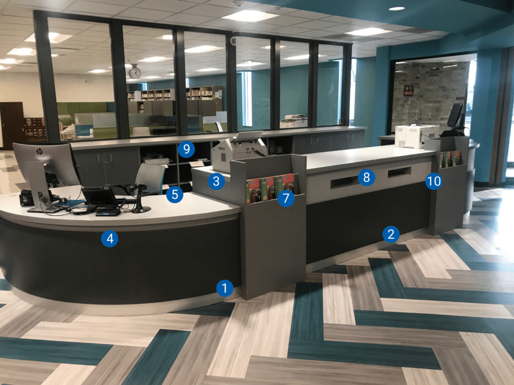 Circulation Desks - Library Furniture International