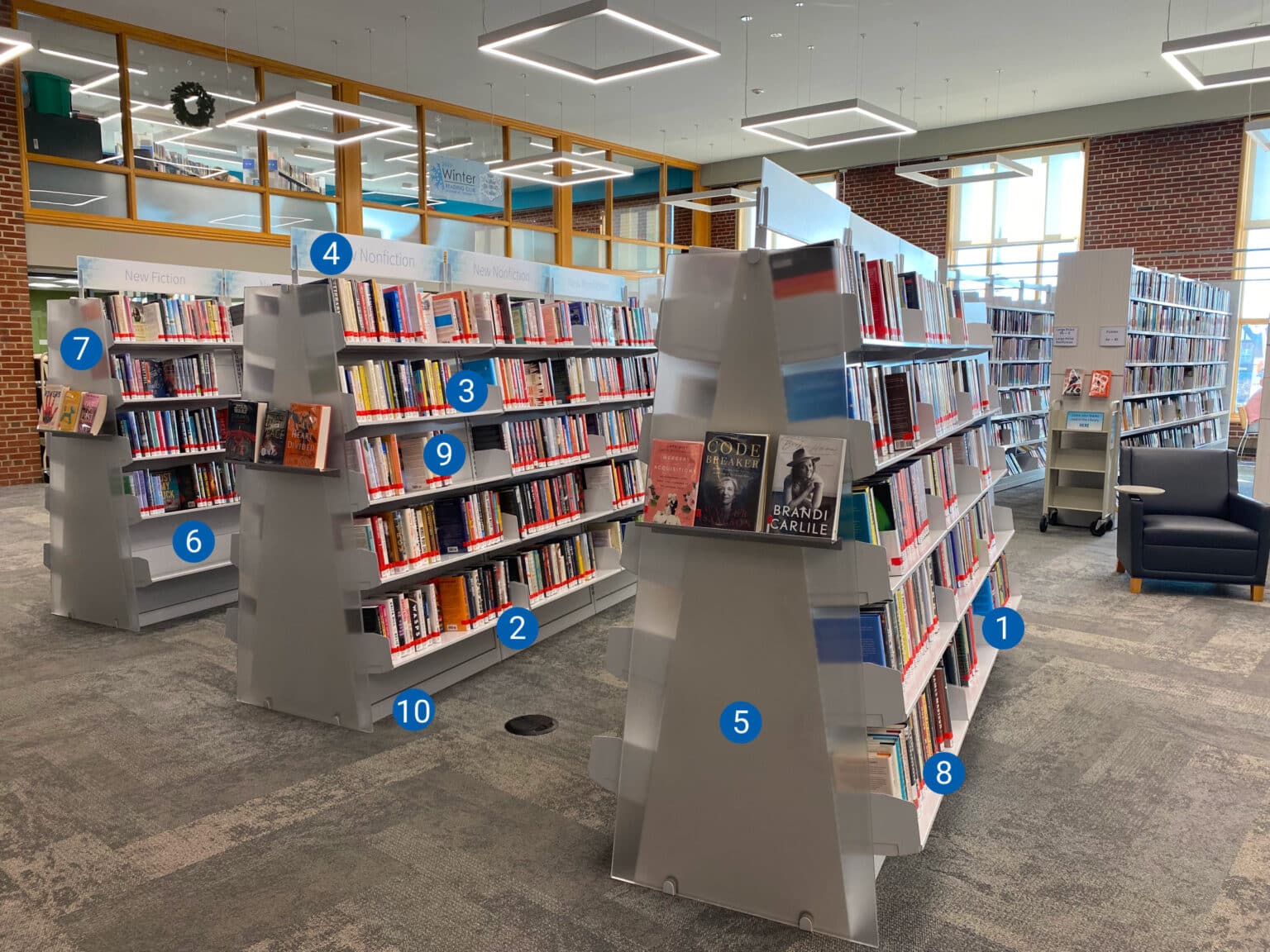 A-Frame Shelving - Library Furniture International