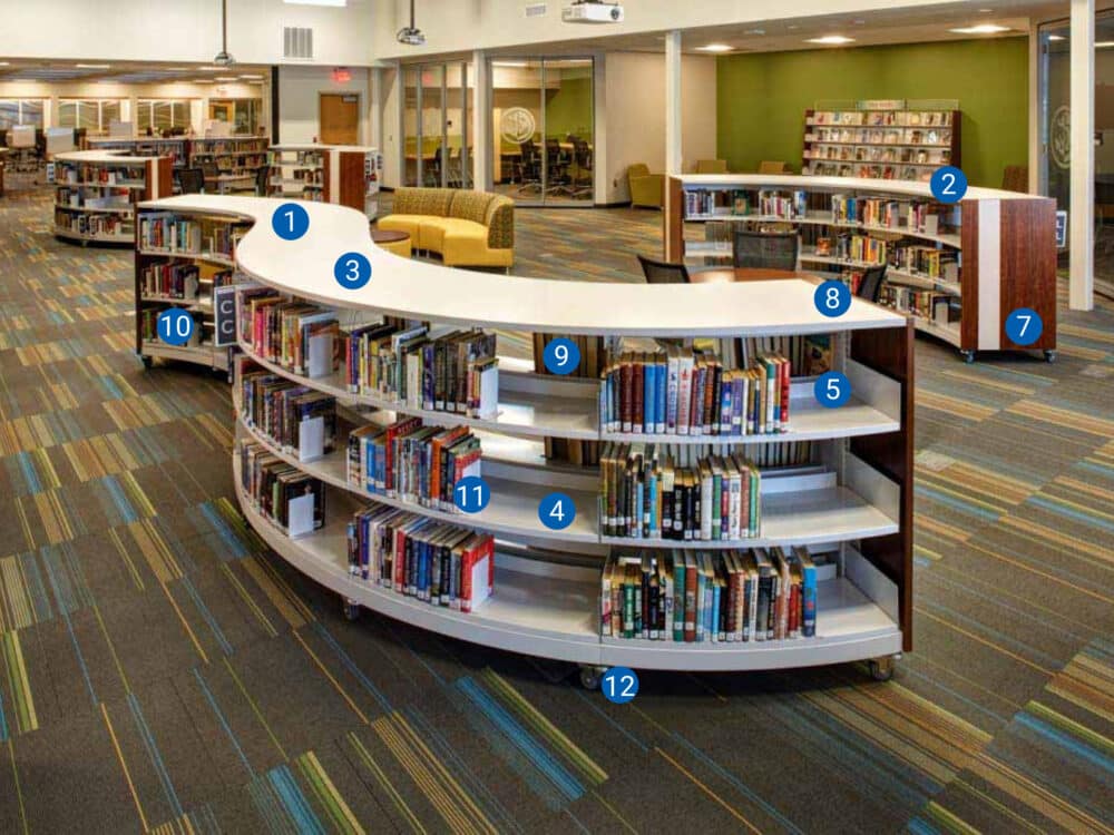 Curved Shelving - Library Furniture International