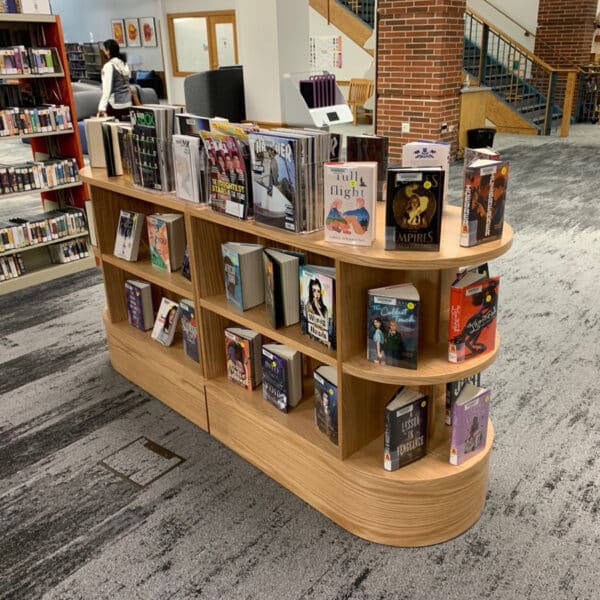 Curved Shelving - Library Furniture International