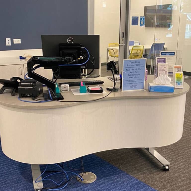 Circulation Desks - Library Furniture International
