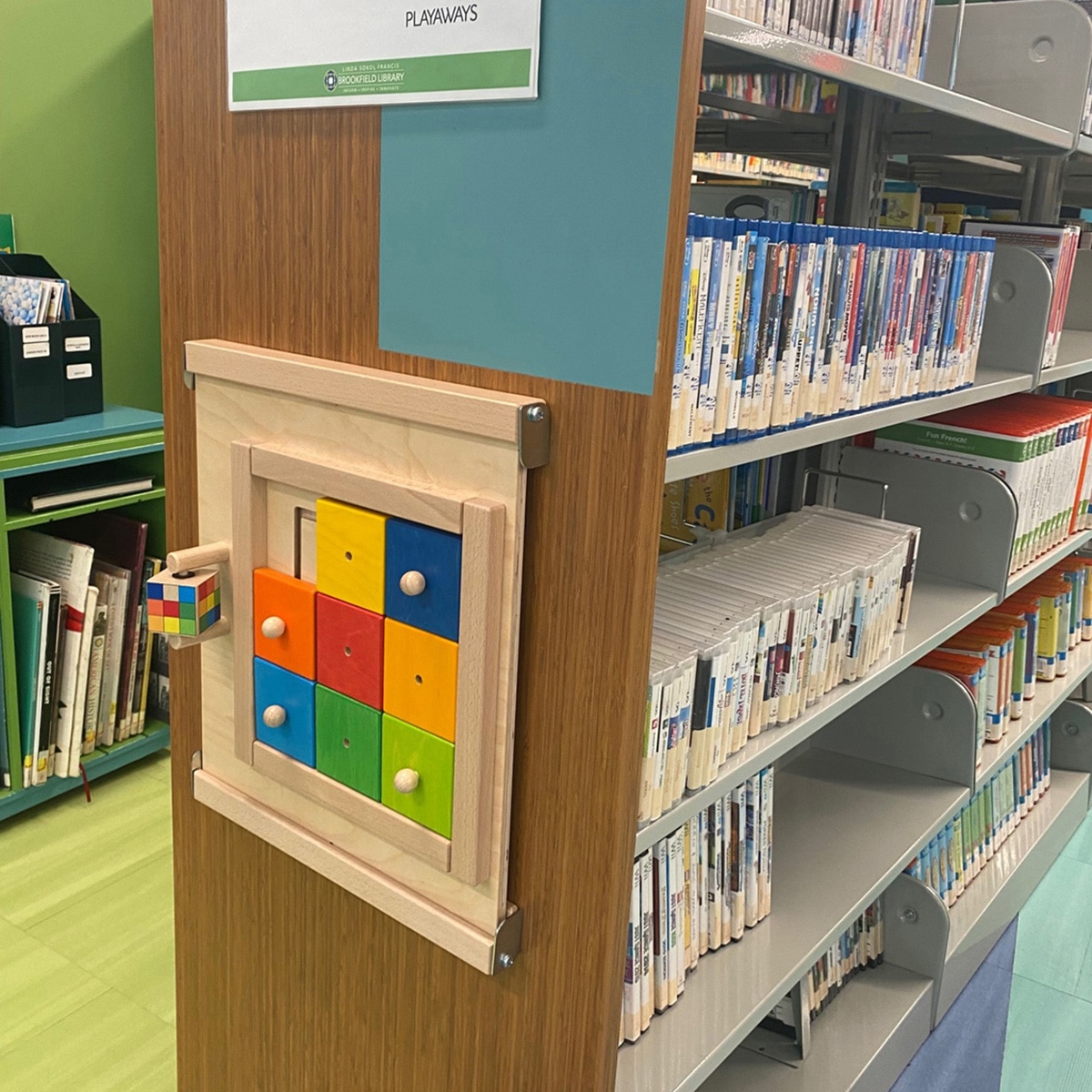 Incorporated Signage End Panels - Library Furniture International