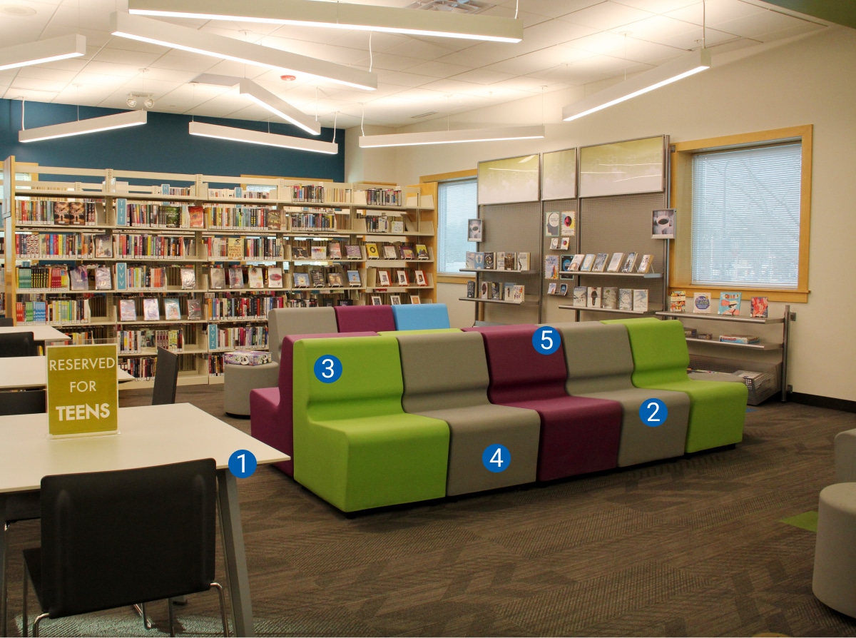 Teen Lounge - Library Furniture International