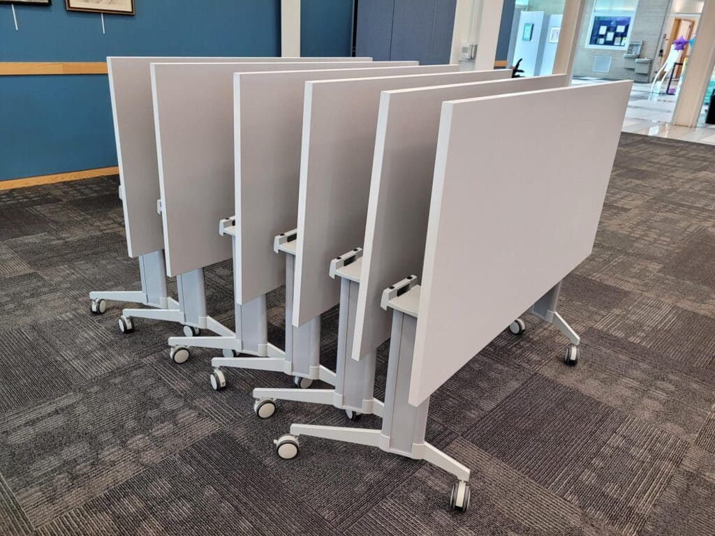 Woodridge Flip Top Tables - Library Furniture International