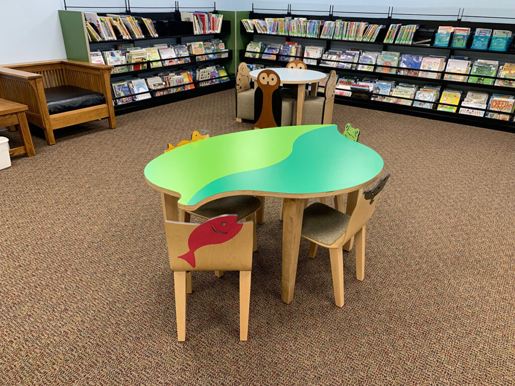 West Liberty Children's Table & Chairs - Library Furniture International