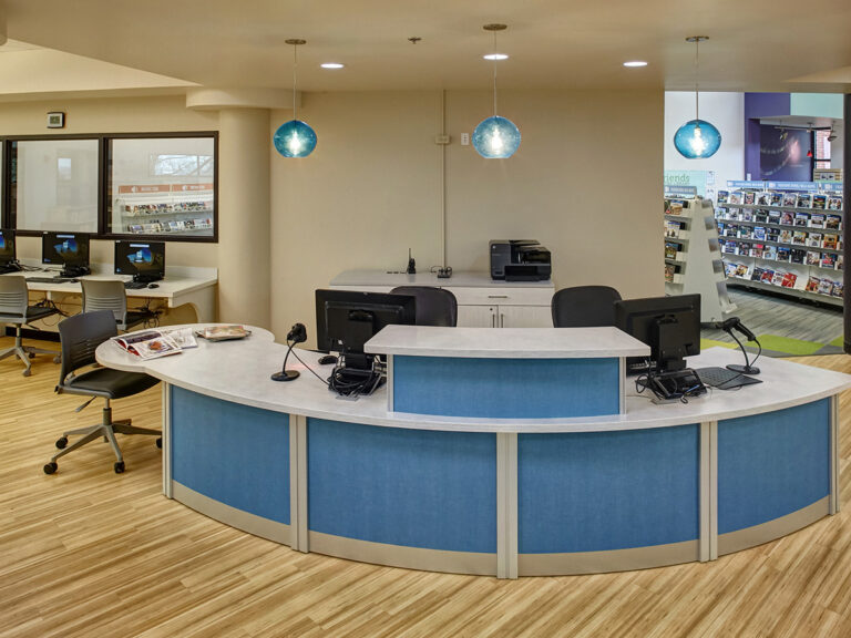 Circulation Desks - Library Furniture International