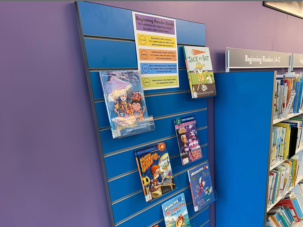 Prospect Heights Slatwall Display Library Furniture International