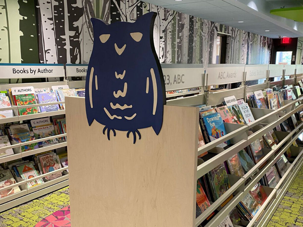 Carol Stream Standard End Panel - Library Furniture International