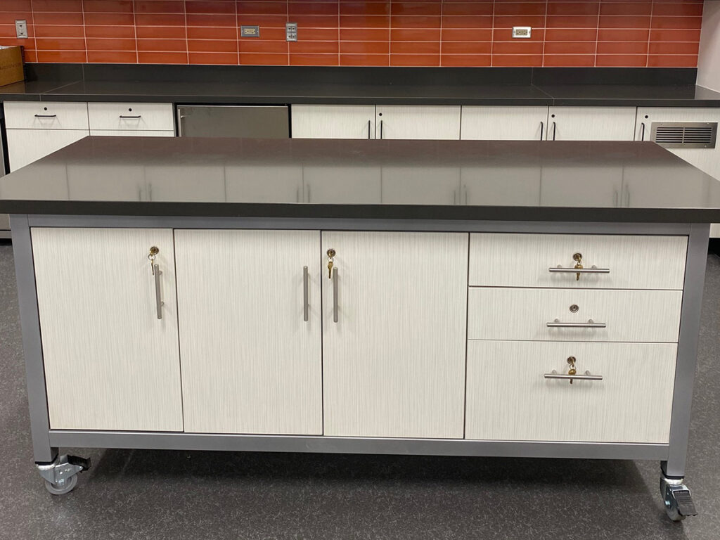 Gail Borden Maker Demo & Storage - Library Furniture International