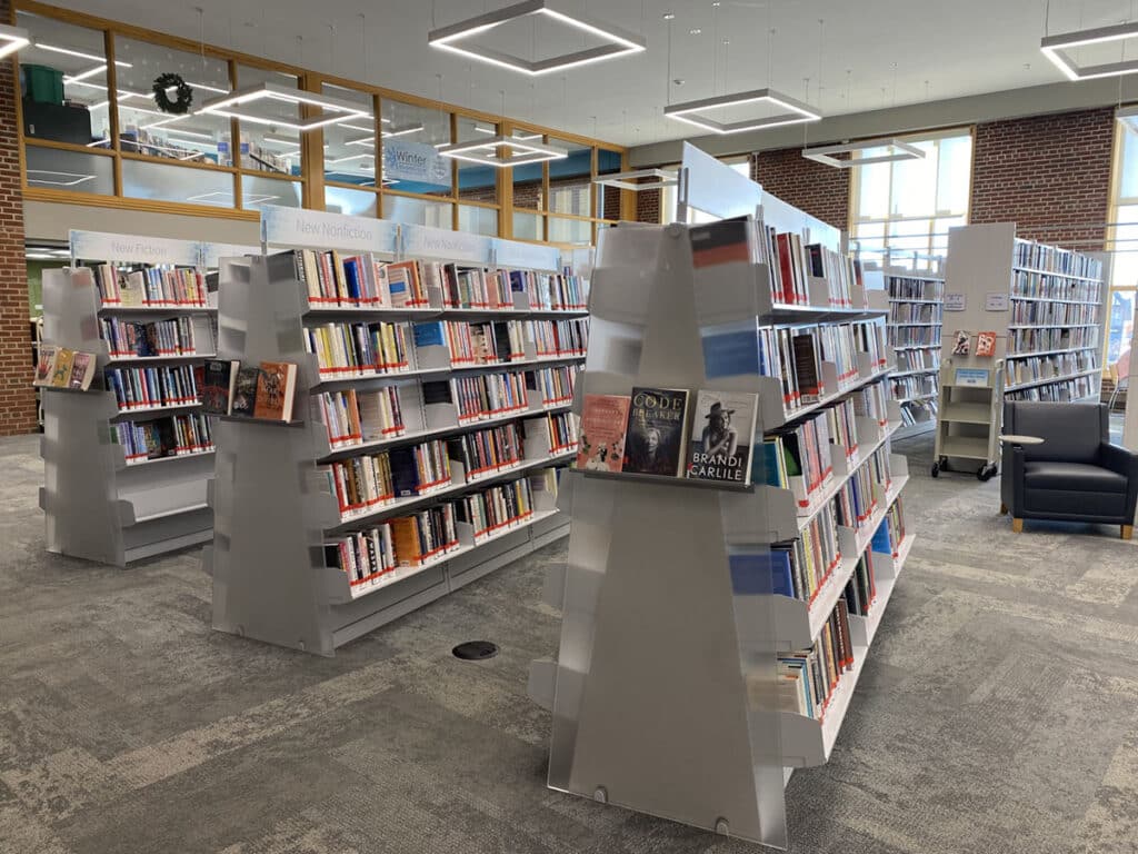 A-Frame Shelving - Library Furniture International