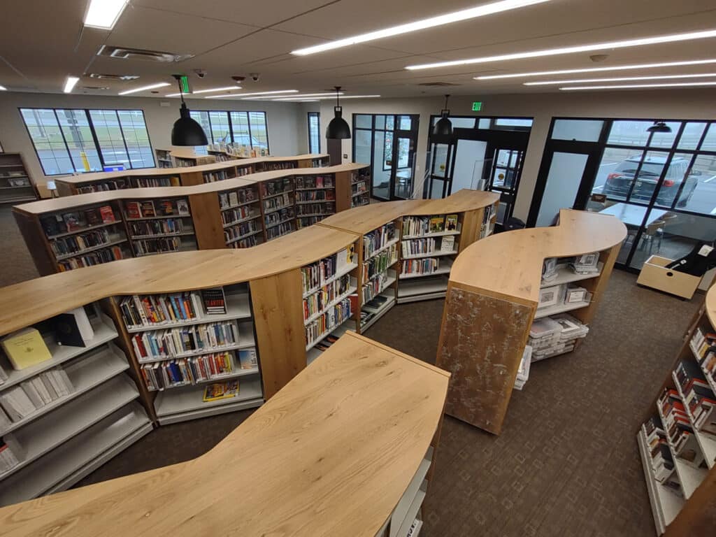 Darlington Curved Shelving - Library Furniture International