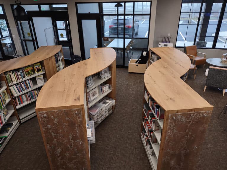 Darlington Curved Shelving - Library Furniture International