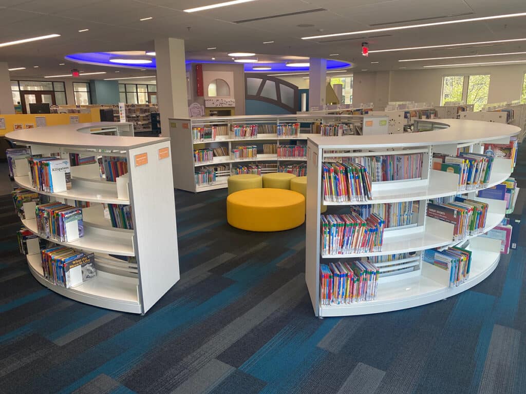 Curved Shelving - Library Furniture International
