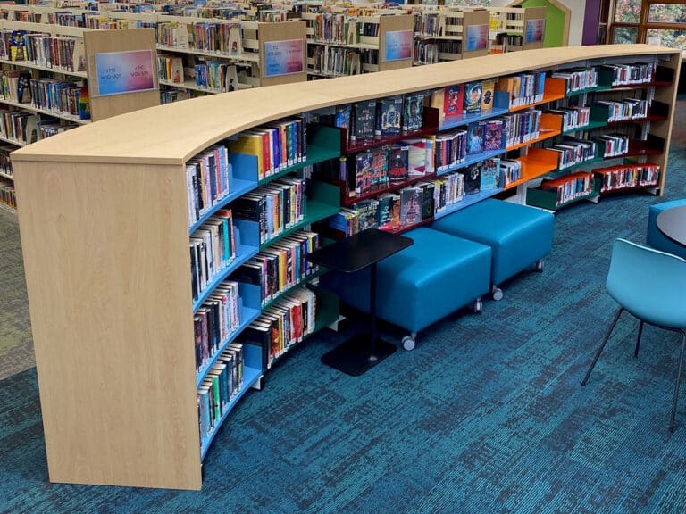 Curved Shelving - Library Furniture International