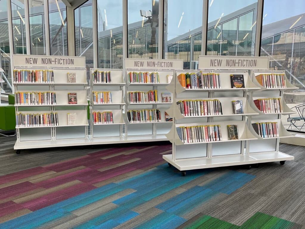 Modular Retail-Style Shelving - Library Furniture International