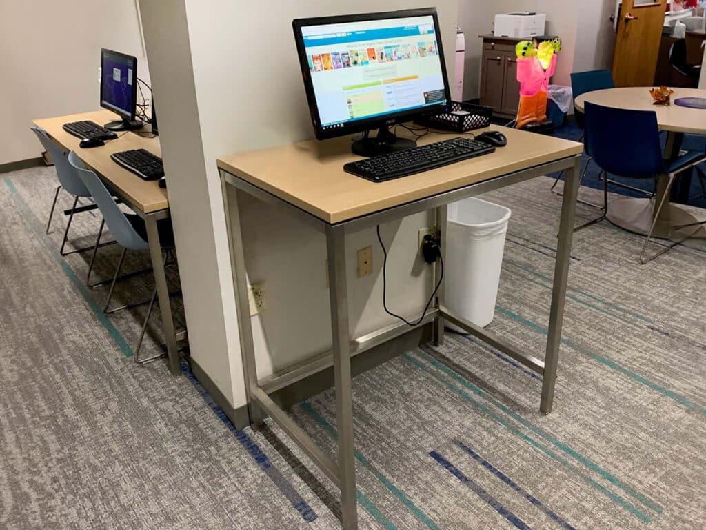 Atlantic OPAC Station - Library Furniture International