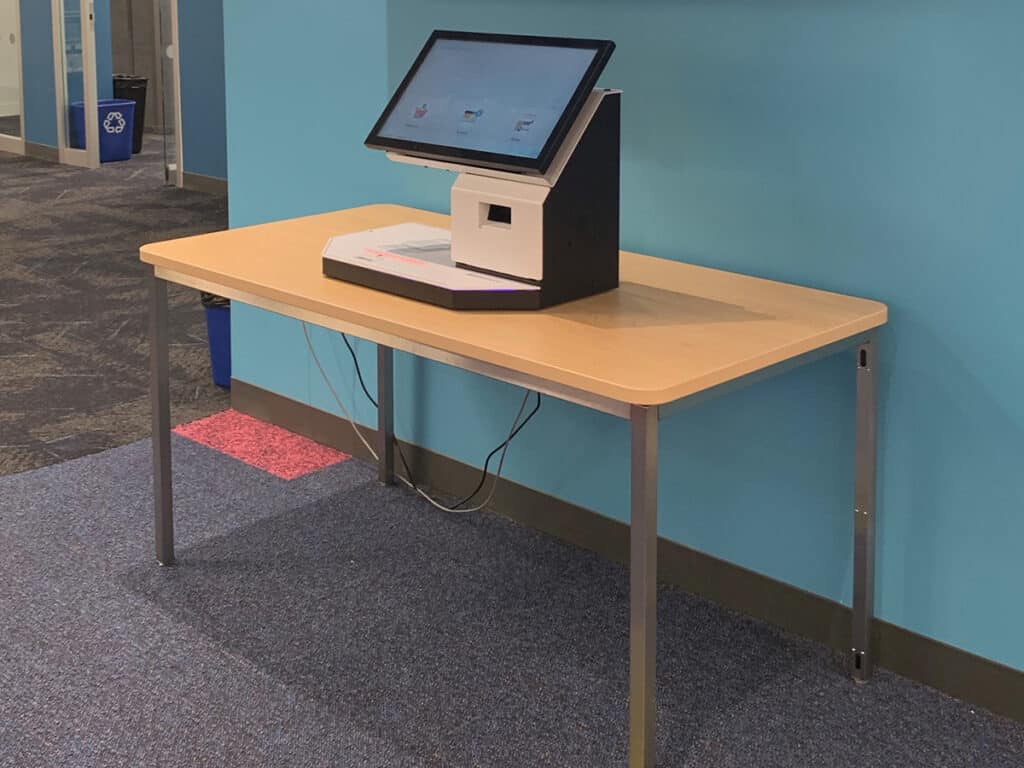 Cook Aspen Self-Checkout Station - Library Furniture International