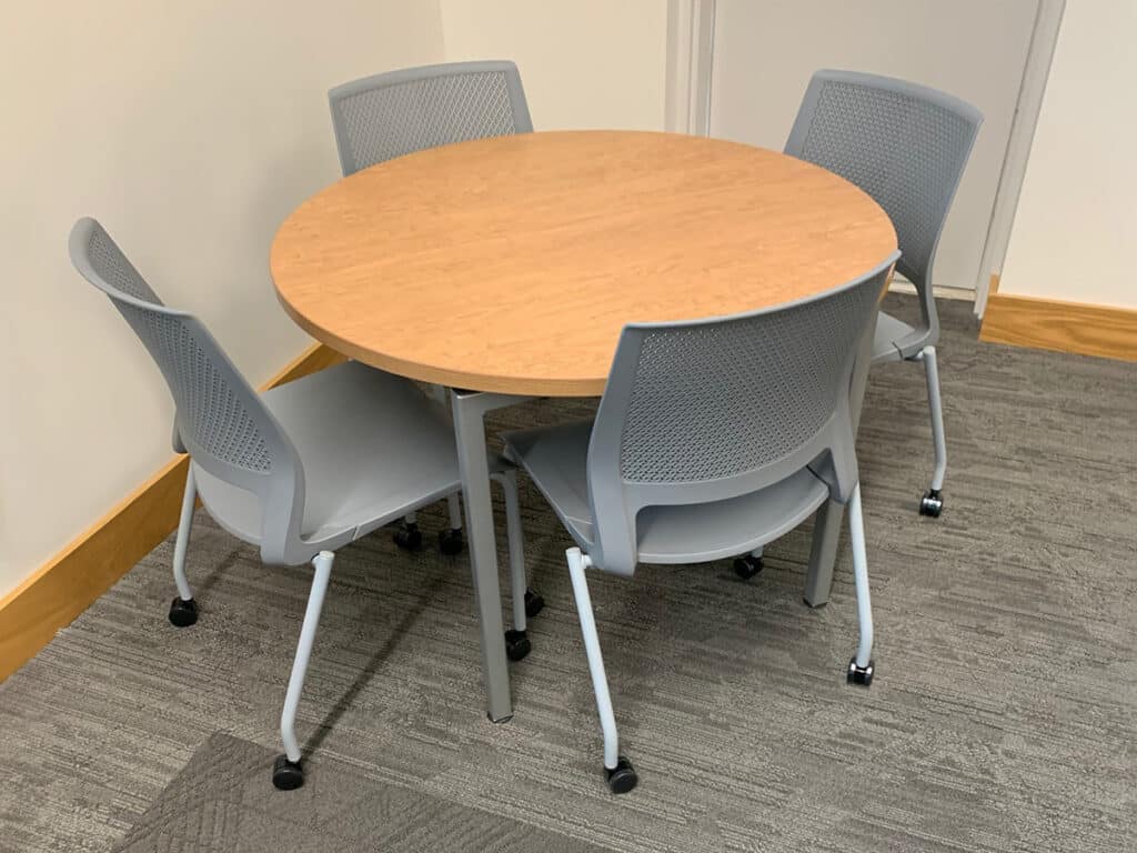 DeWitt Round Study Table - Library Furniture International