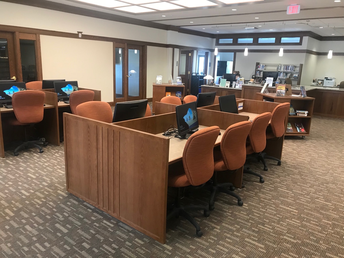 Tables, Study Carrels, & Computer Stations - Library Furniture ...