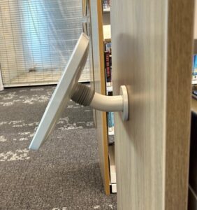 Columbus OPAC Station with Mounted Tablet or iPad - Library Furniture ...