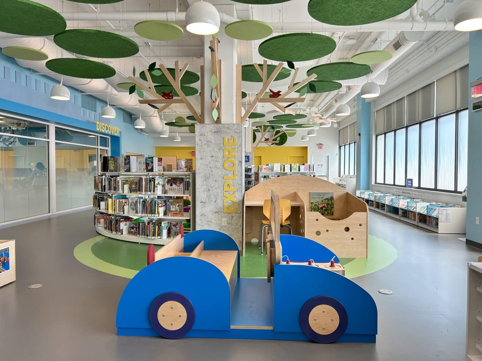 Kenosha Car Play Structure with Activity Panels - Library Furniture ...